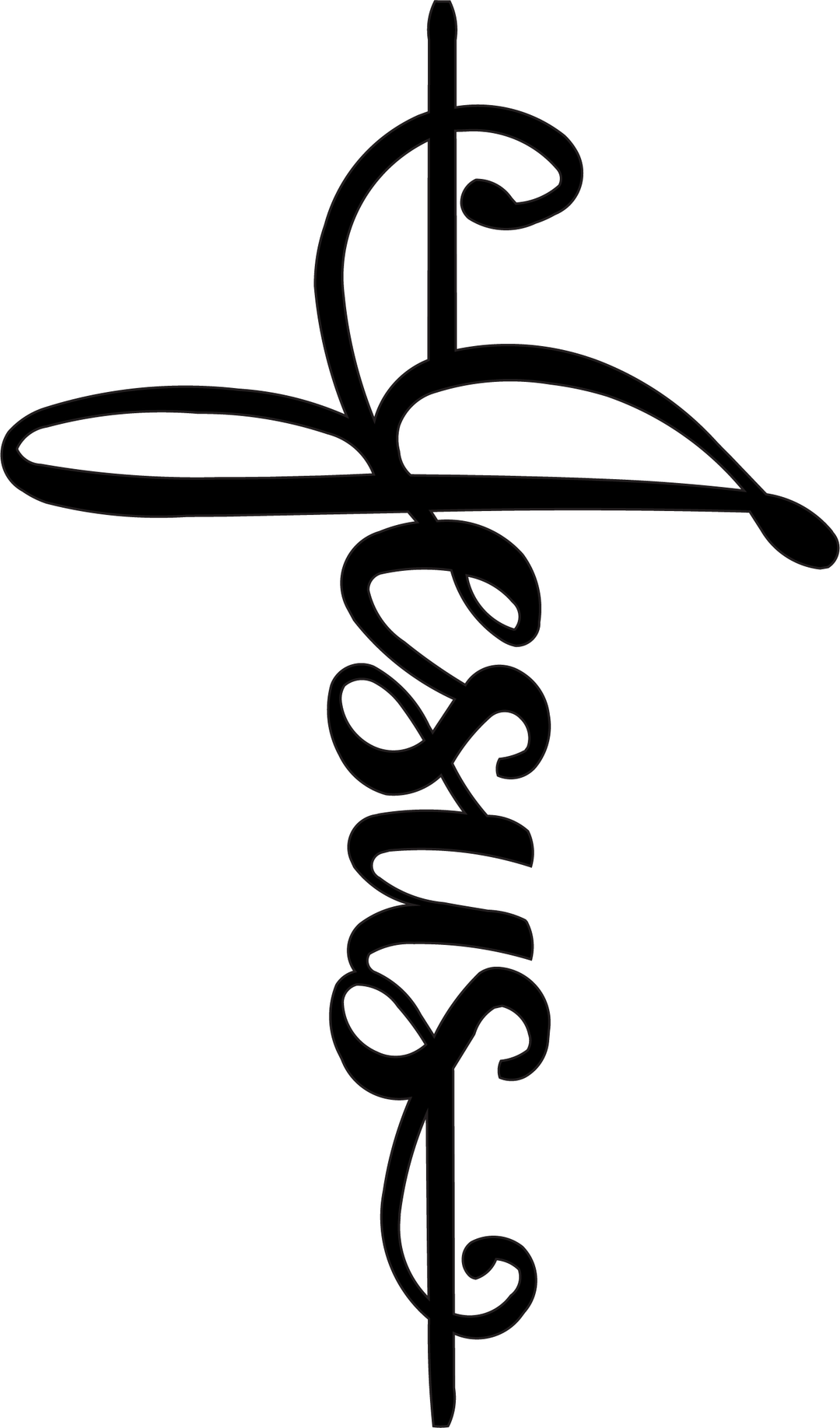 JESUS SCRIPT CROSS – Canaan Metal Crafts